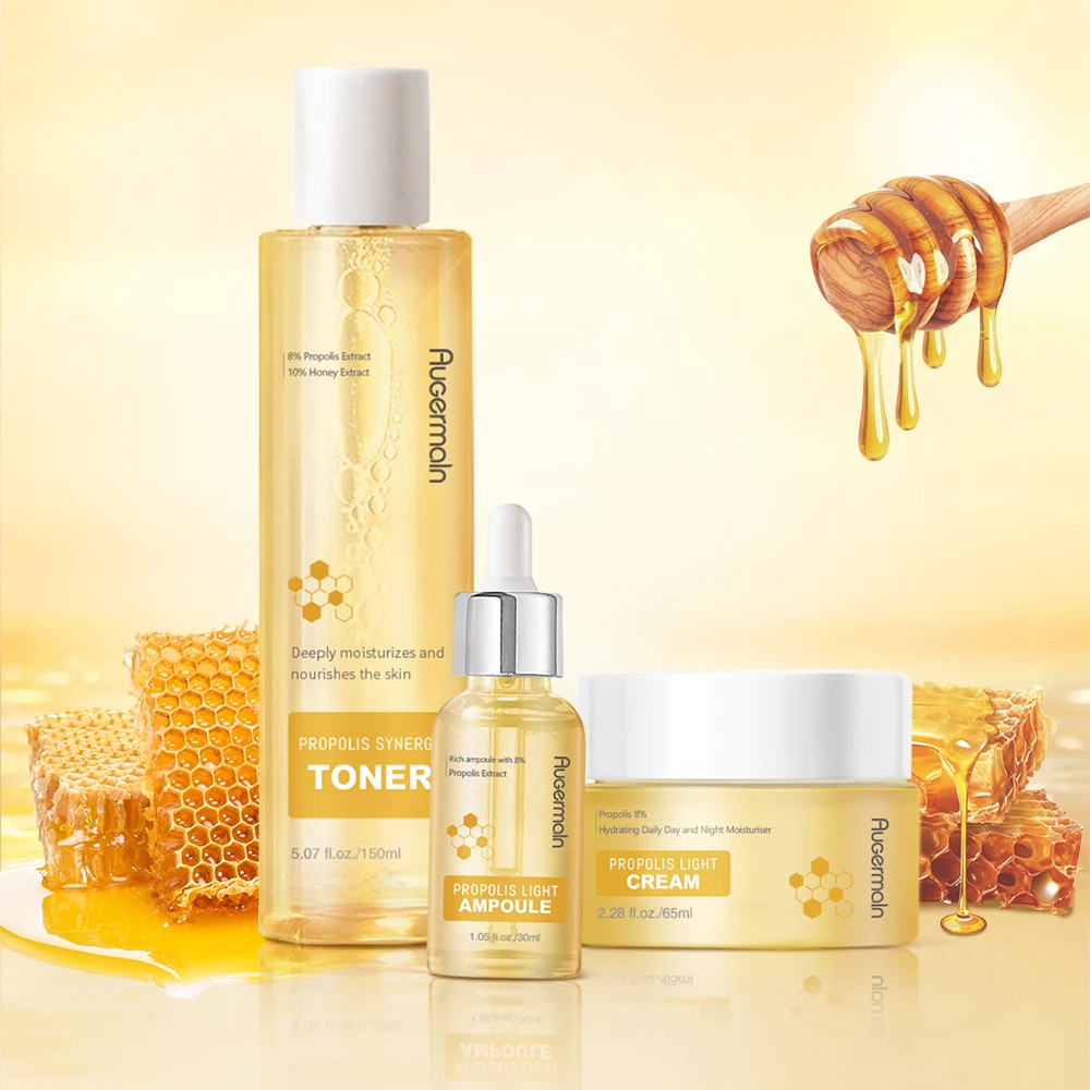 Oem Korean Face Care Beauty Brightening Propolis Skin Care Set ...