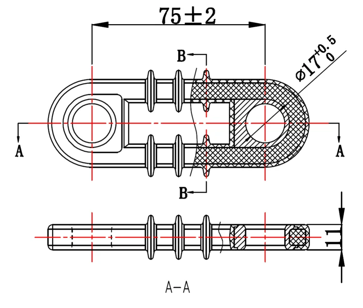 2.2KV Polymer Loop Insulator - High Strength & Protection