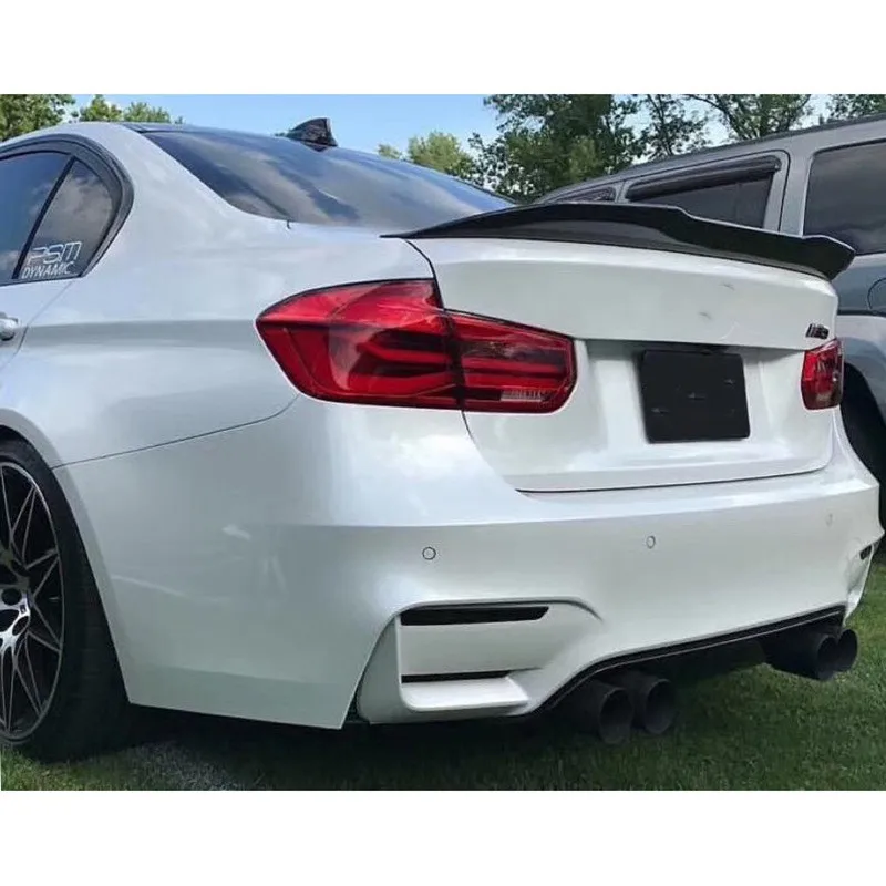 PSM Style Ducktail Trunk Spoiler Carbon Fiber Car Rear Spoiler Wing for ...