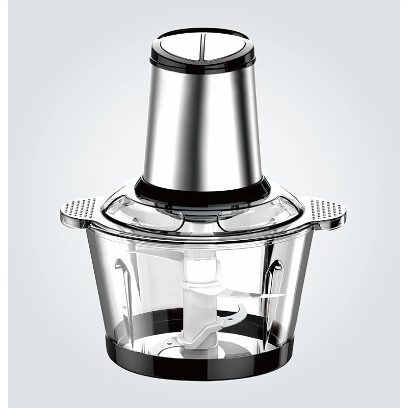 2l Electric Meat Grinder Chopper Shredder Food Fruit Juicer 2 Speeds Stainless Steel Vegetables ...