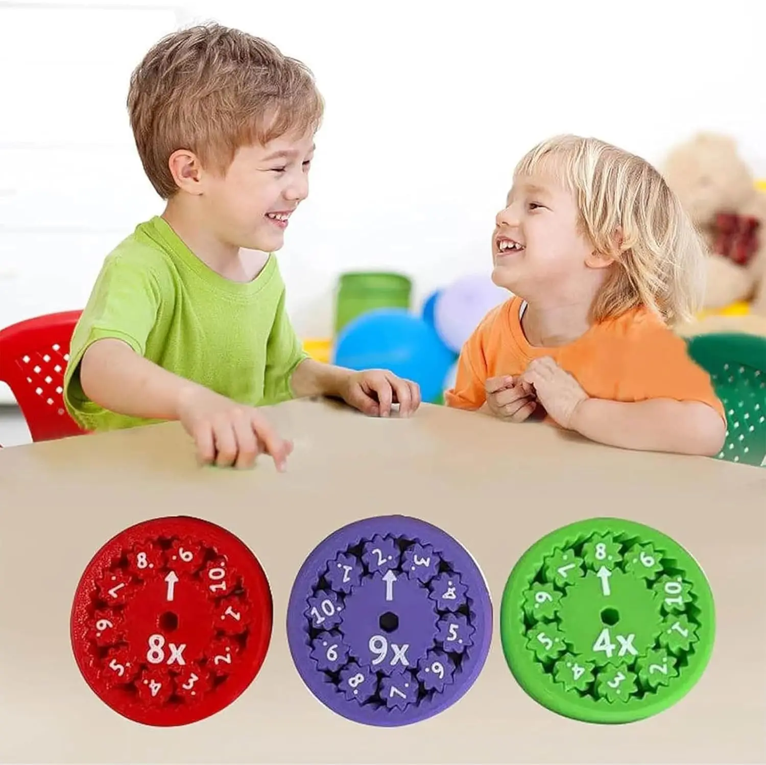 Math Fidget Spinners Educational Drawing Spinning Toys Learning ...