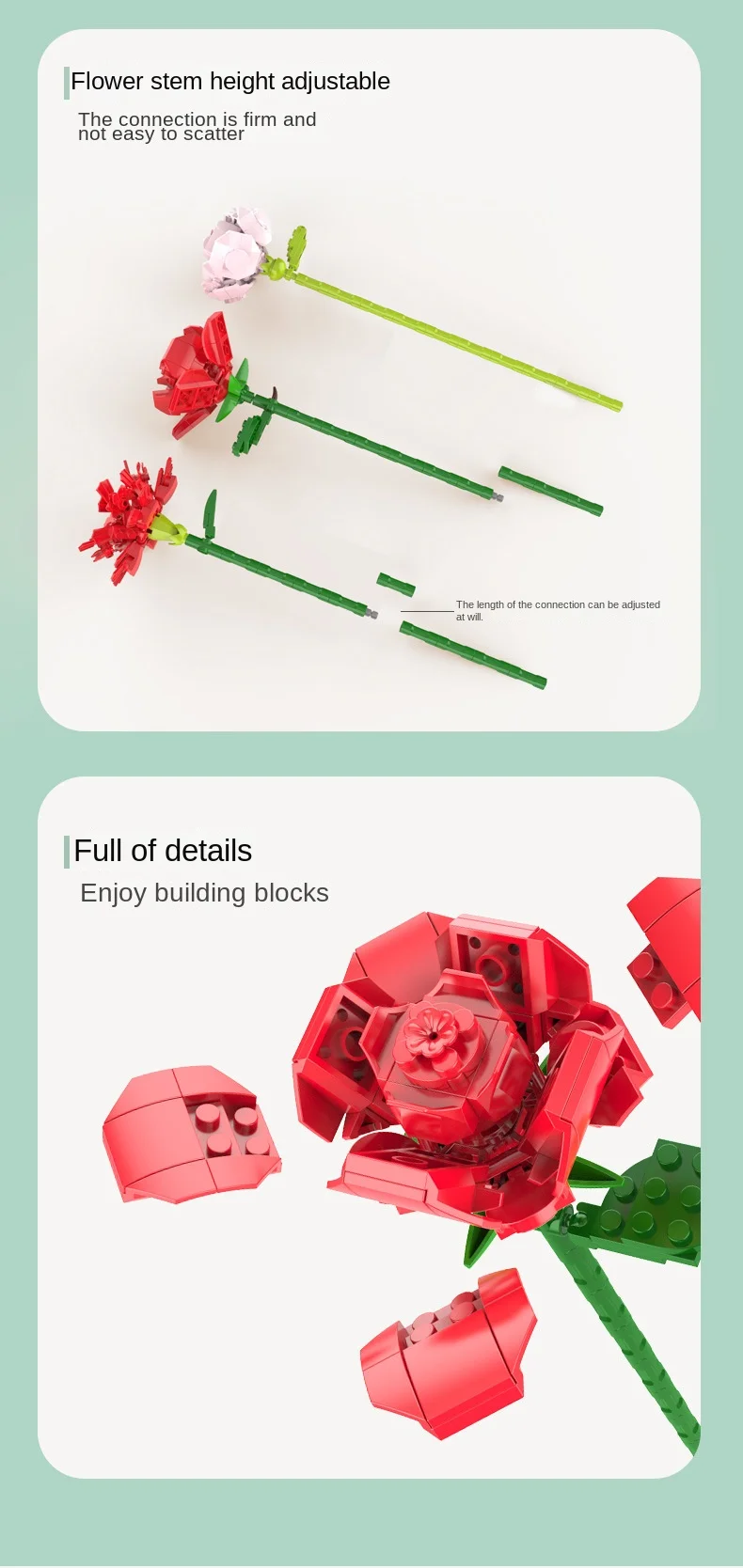 Home Decor Fake Flowers Bouquet Toys Artificial Floral Rose Bouquets ...