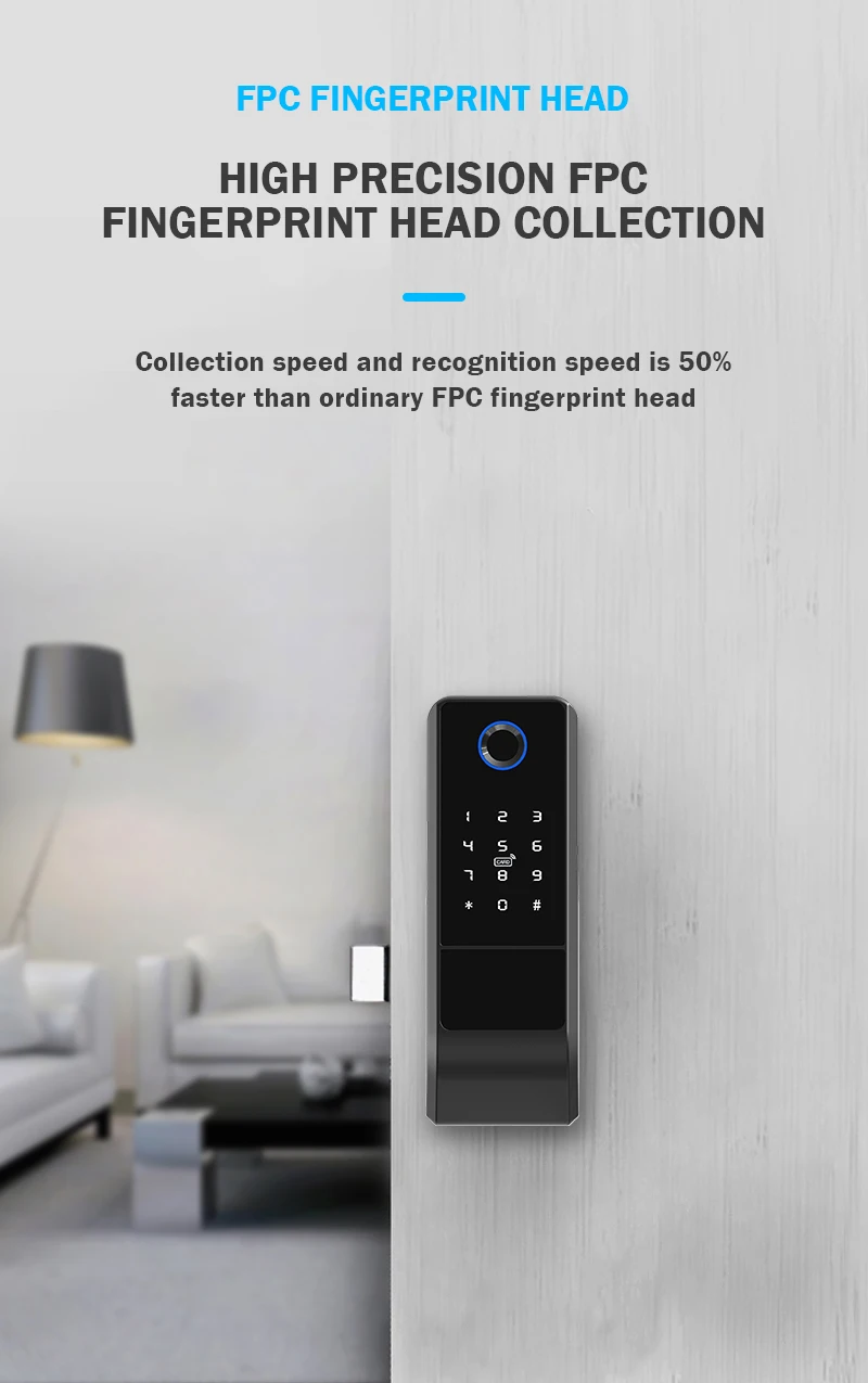 Waterproof Smart Door Lock - Secure Your Home Efficiently