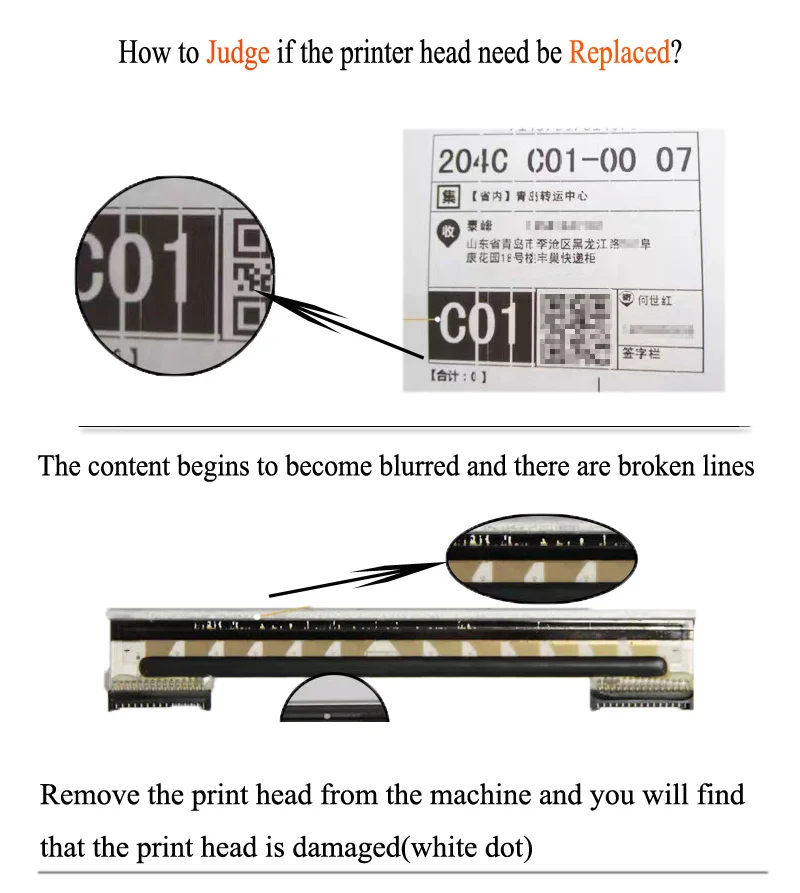Original New Thermal Printhead for Ishida Uni-3 & BC Series