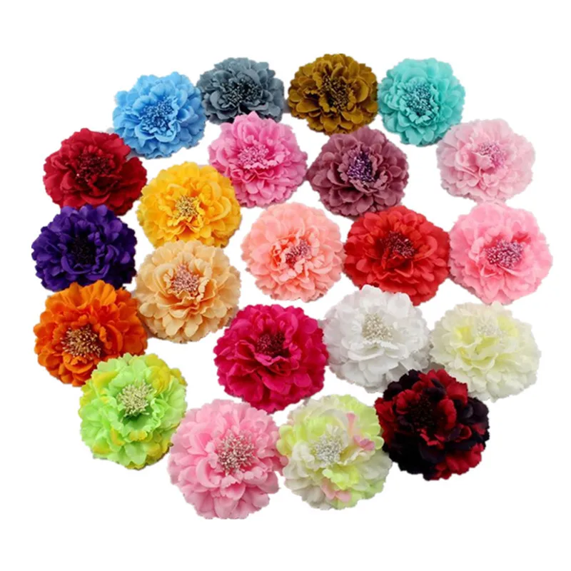Shop Our Hot Selling Head Flower Brooch with Clip - Big Peony Fabric Flower