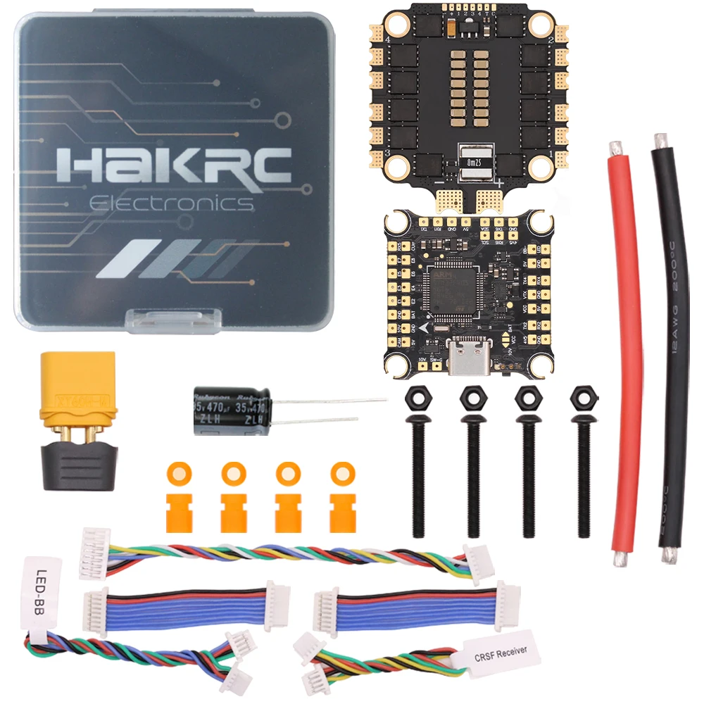 Hakrc F4 V2 Stack 8b60a 4in1 Esc Blheli-8-bit 30.5x30.5 F4530 V2 Flight ...