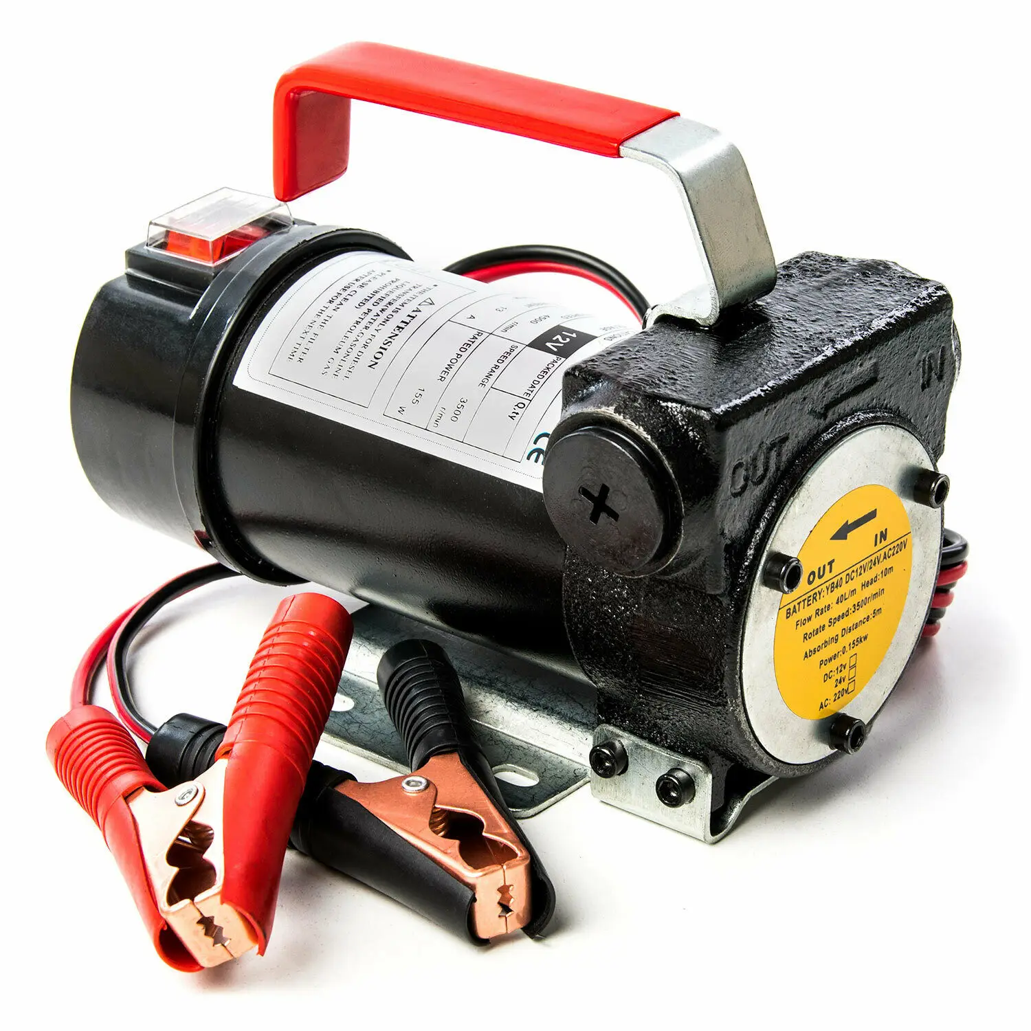 12 Volt Self Priming Diesel Oil Transfer Pump DCTP40