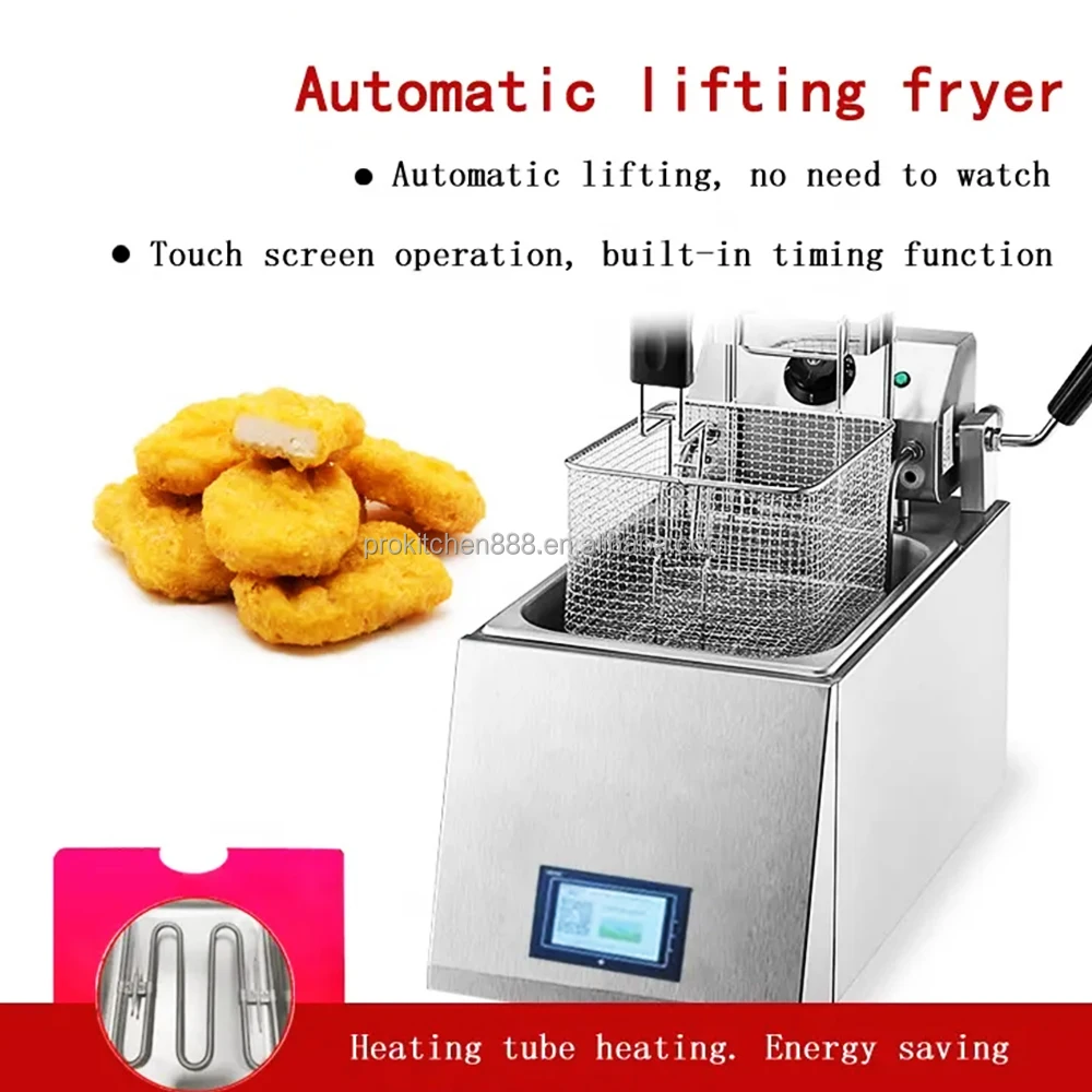 Smart Auto Lift Countertop Deep Fryer - Professional Frying