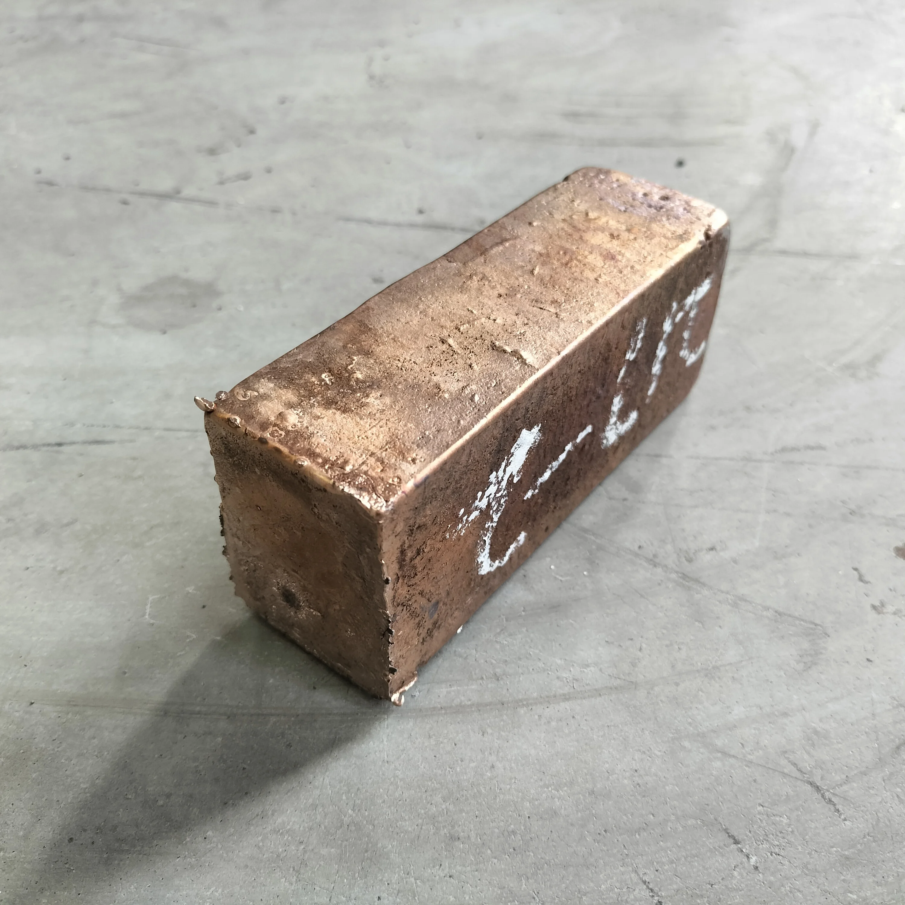 Vacuum Melting Cu Master Alloy Ingot Copper Nickel Iron Mn Al Alloy ...