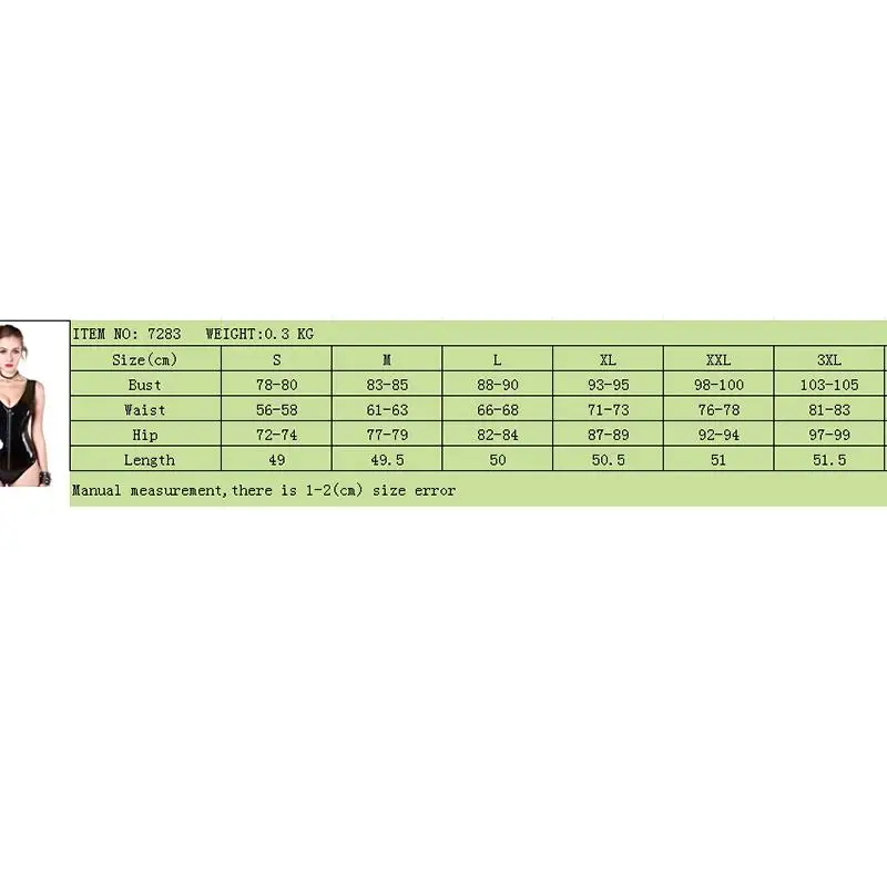 MOGlovers Zipper Latex Wetlook Teddies Gothic Faux Leather Bodysuit ...