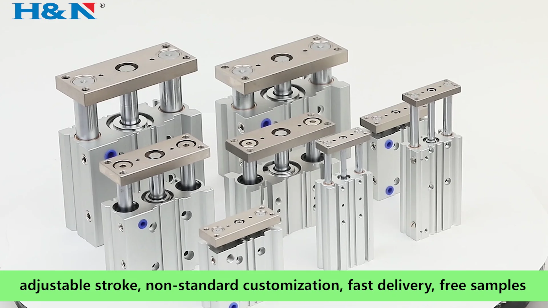 TCM adjustable three-rod three-axis cylinder with guide rod MGPM12/16 ...