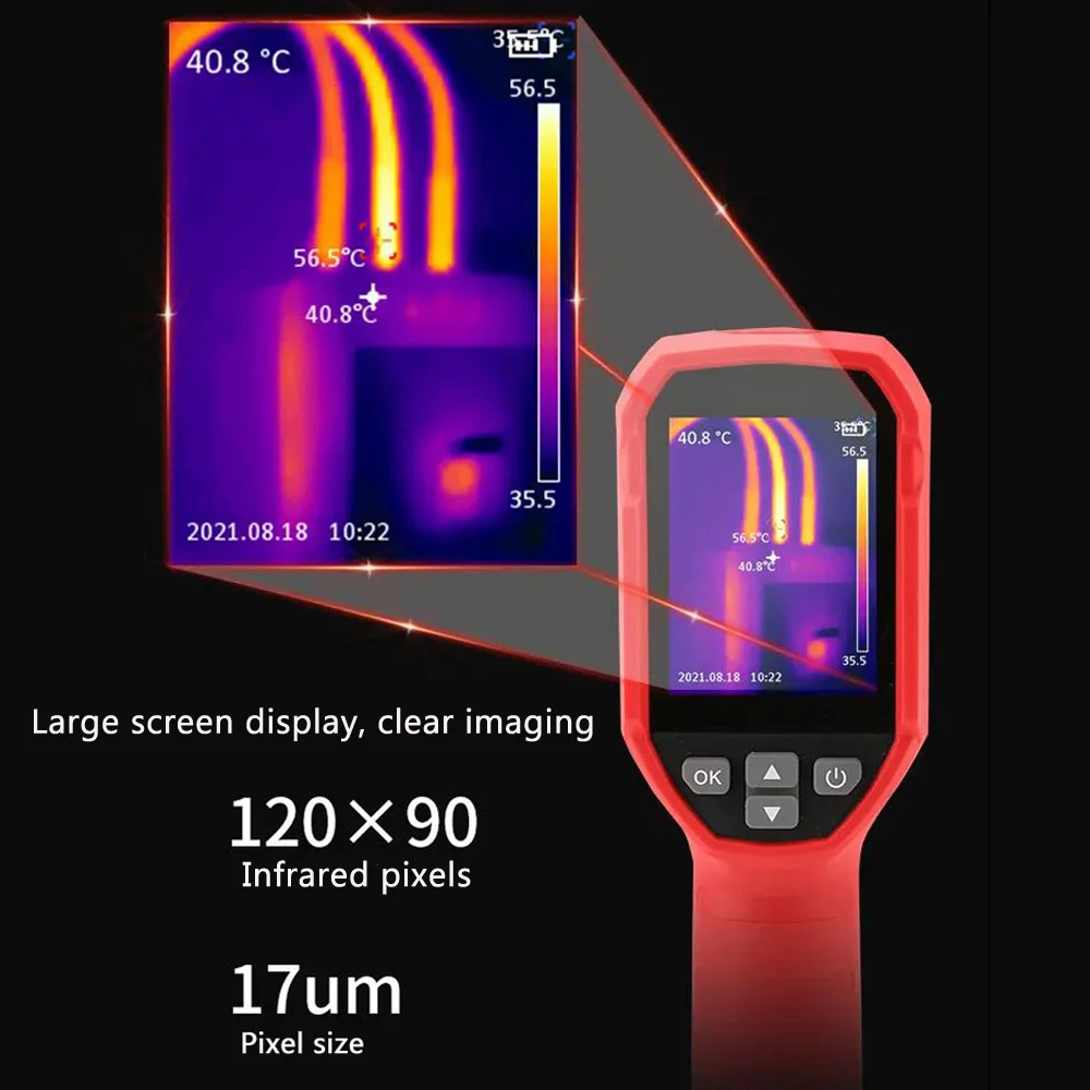 UNI-T UTi120S Infrared Thermal Imager for Floor Heating & PCB Circuit ...