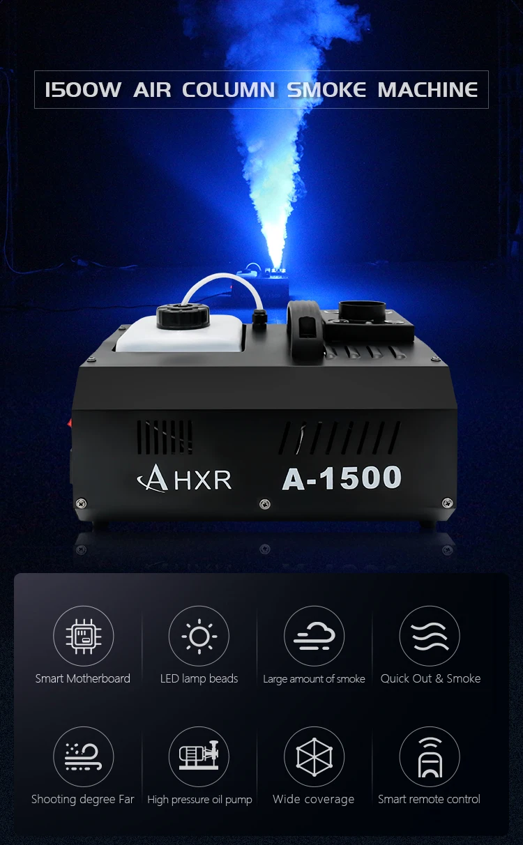 1500w/3000w LED Air Column Fog Smoke Machine for Weddings