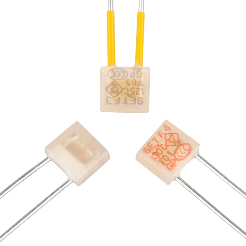 Radial installation Thermal Fuse 76 degrees To 160 degrees 1A 3A 250VAC ...