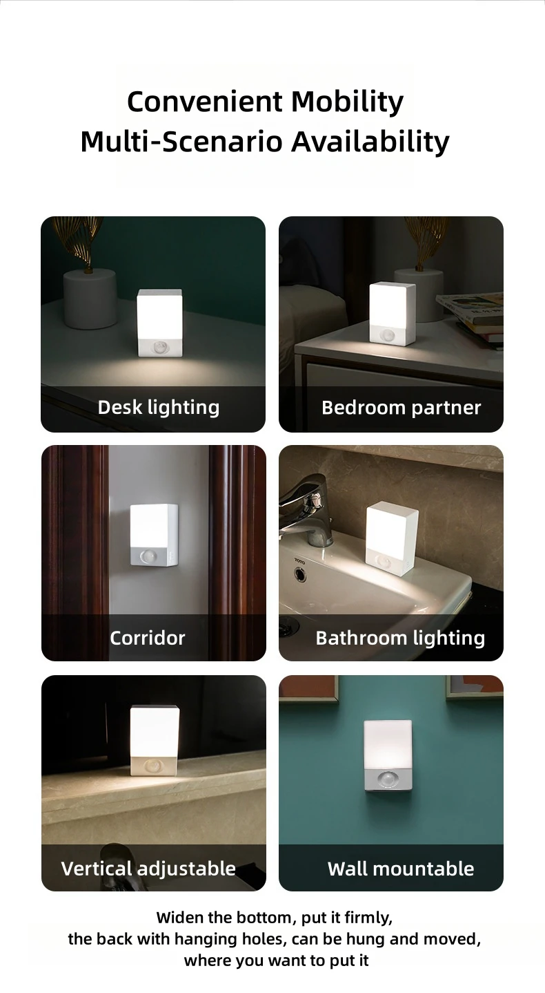 Wholesale Rechargeable Battery Mini Sensor Light With Automatic Dusk To ...