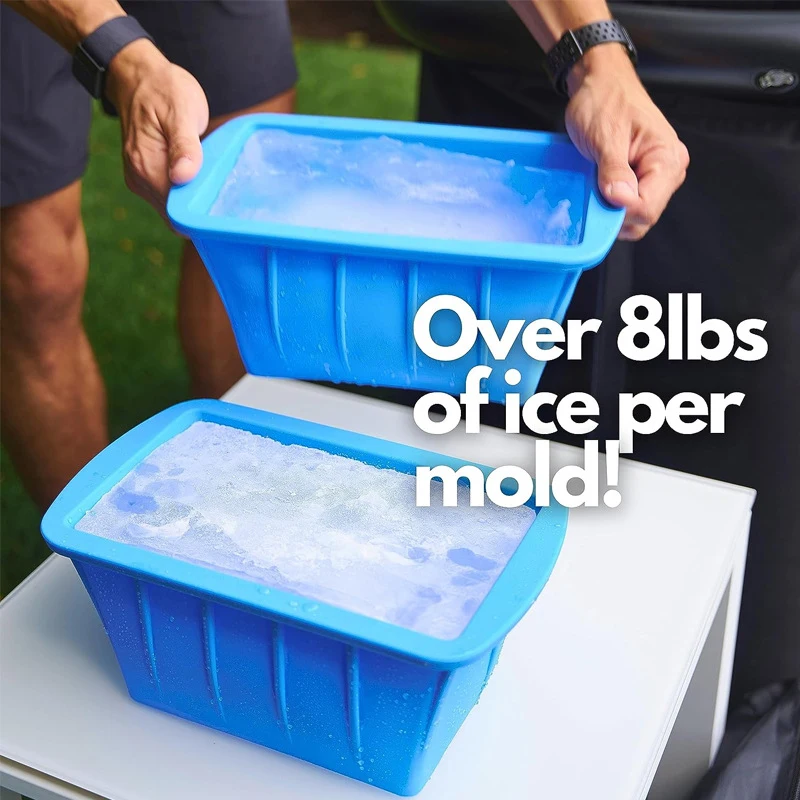 Custom Portable Food Grade Giant Extra Large Flexible Silicone Ice ...