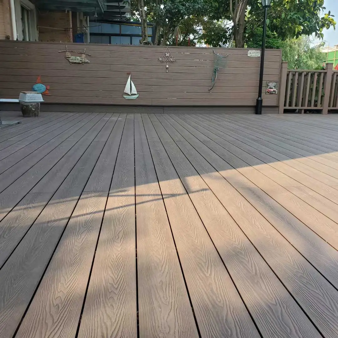 Wpc Composite Wood Plastic Deck Floor Balcony Flooring Composite ...