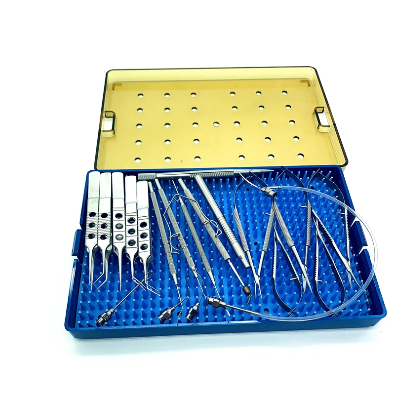 Medical Surgery Instruments Stainless Steel 21 Pcs Eye Instrument ...