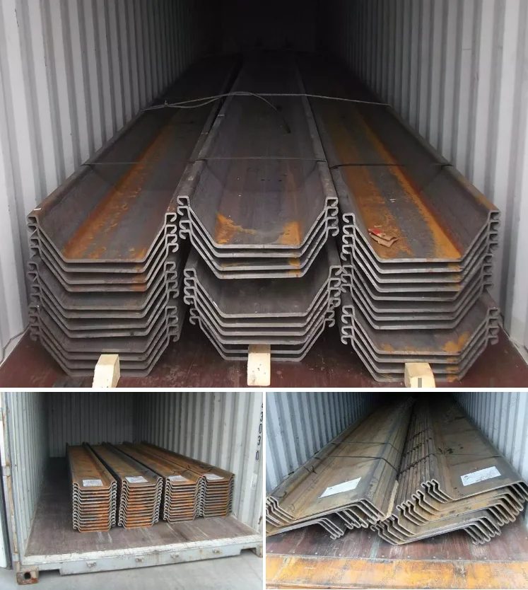 Hot-Rolled Steel Sheet Pile Z Type in Stock Marine Piling Solutions ...