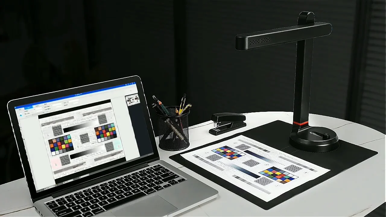 A3 Scanner Foldable 16 Million Pixels Video Presenter High Speed Portable Document Scanner For ...