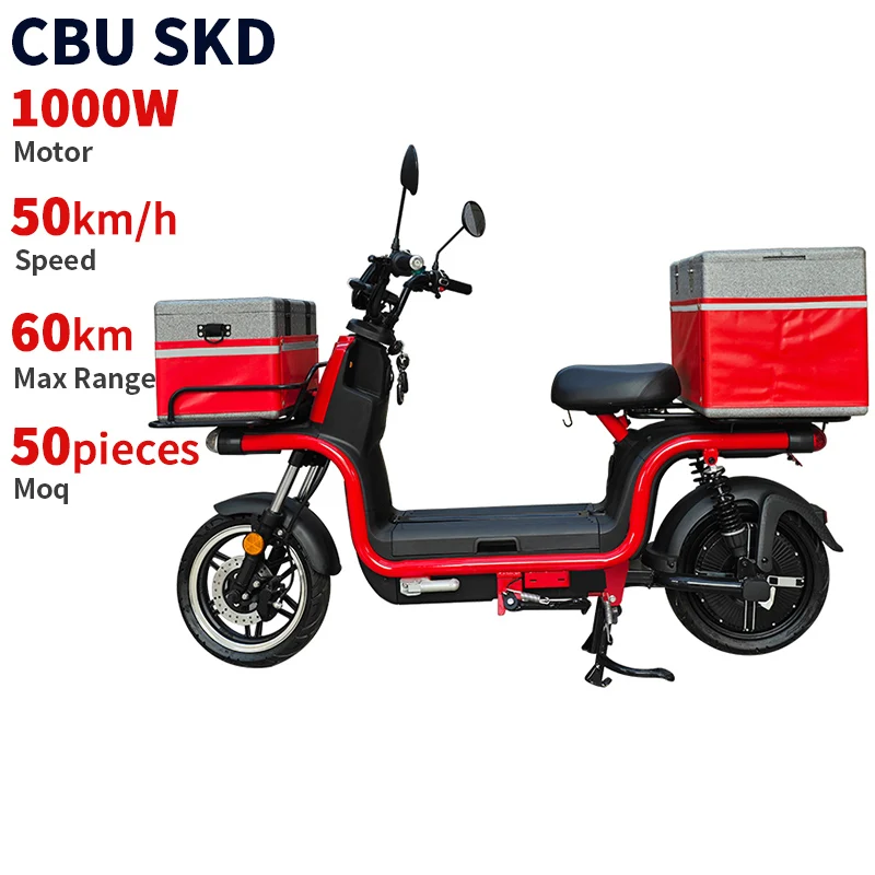Ckd Skd 10inch 1000w 50km/h Speed 60km Range Food Delivery Adult ...