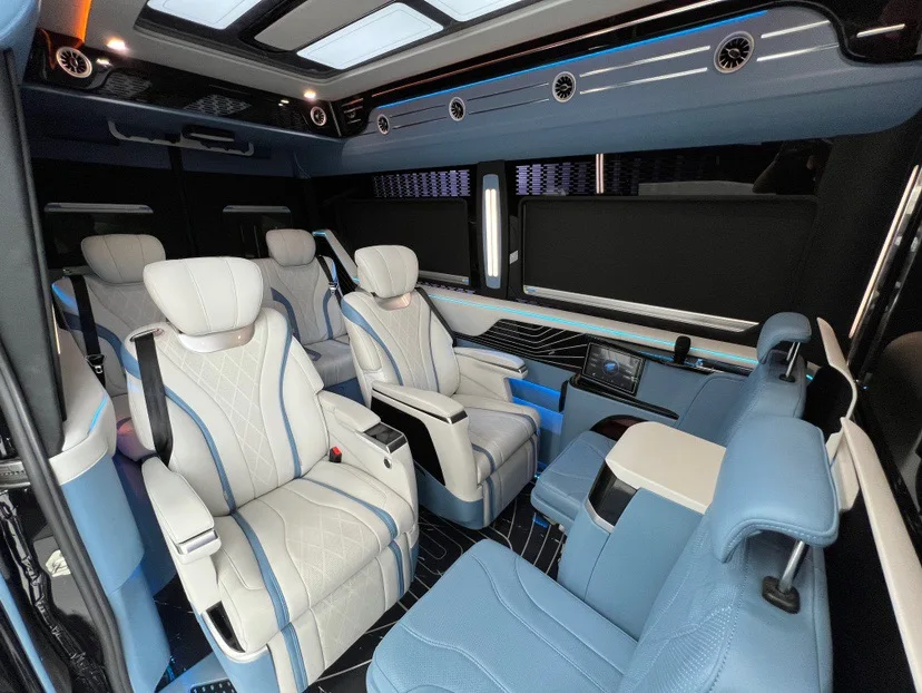 VIP Mercedes Sprinter Van Full Interior Walls Upgrade