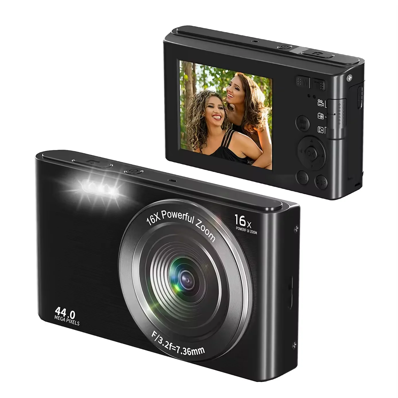 Hot Sale 2.4 Inch Screen Compact Point And Shoot 4k Kis Camera 16x ...