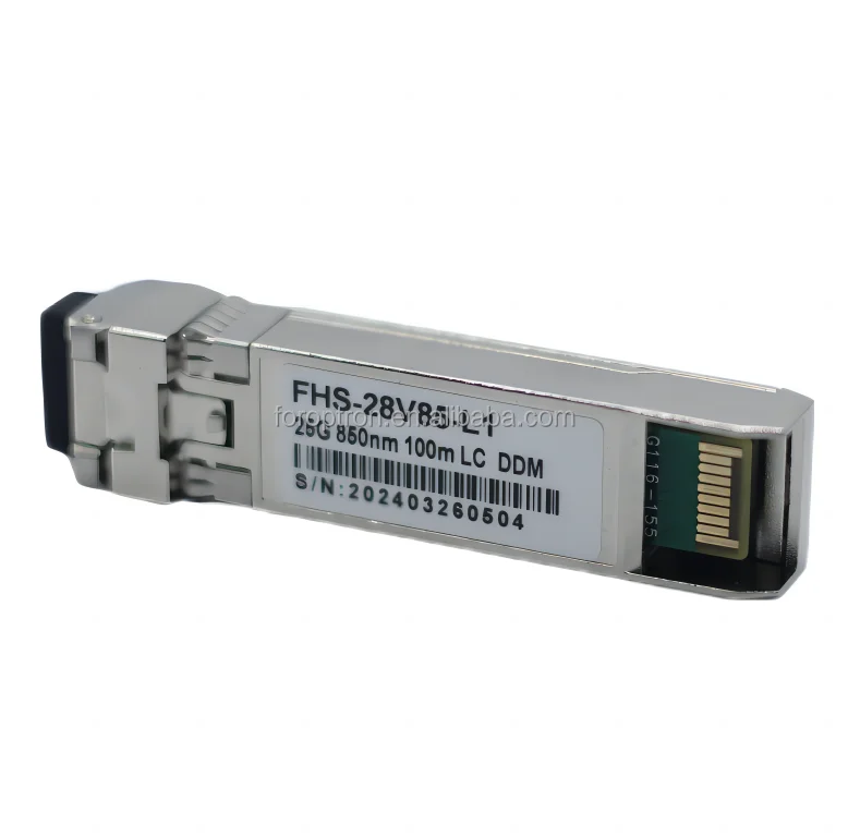 25gbase-lr Dual Lc Mmf Vcsel Optical Transceiver Module 25g Sfp28 850nm ...