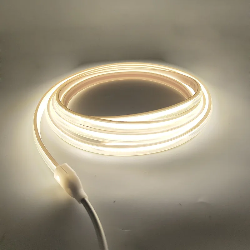 COB-320LEDs IP67 Waterproof LED Strip 12V 24V IP65 Rainproof COB LED Rope Light 220V Silicone ...