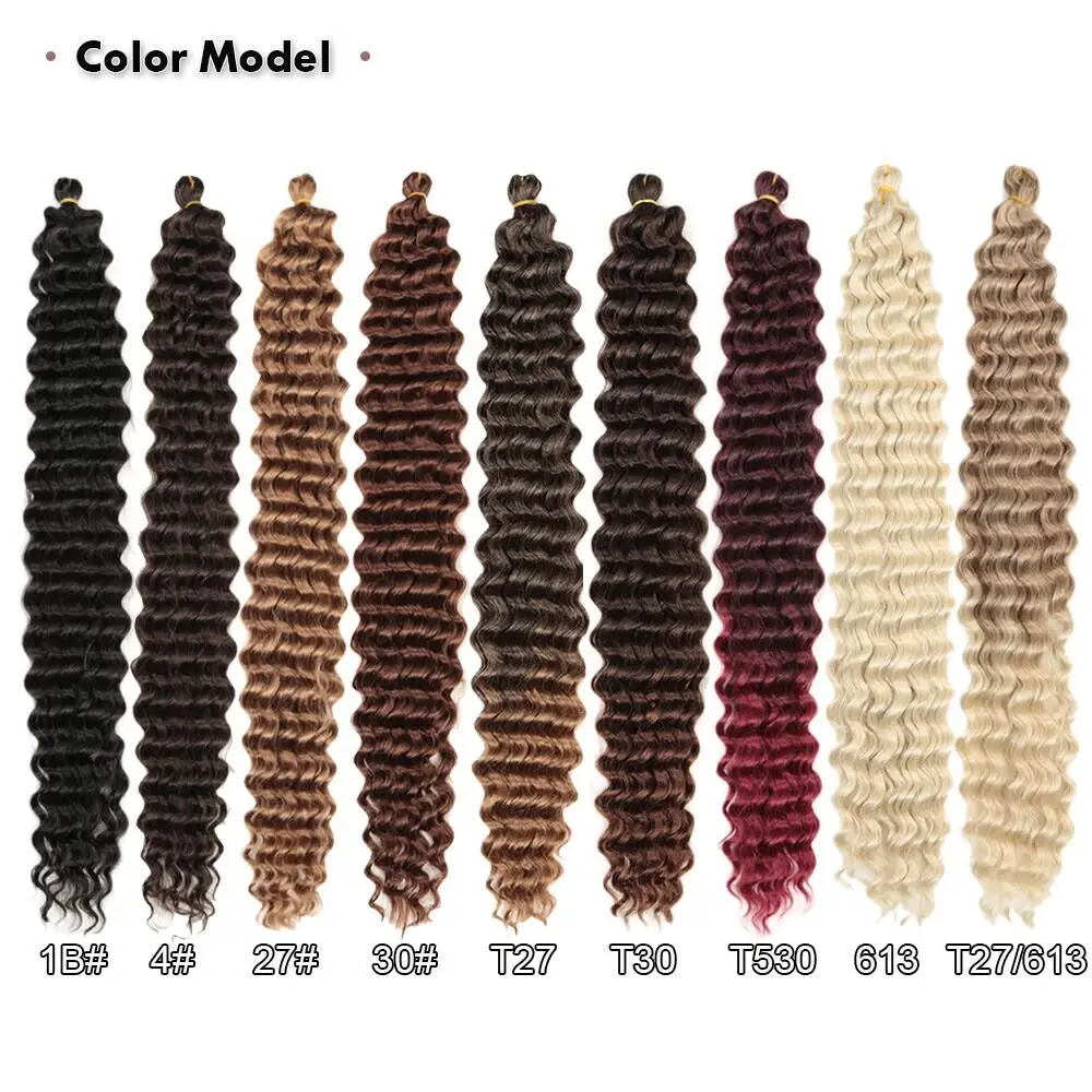 freetress Deep Twist Synthetic Braiding Crochet Braids Hair Bulk Deep ...