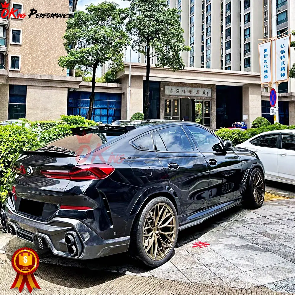 Larte Style Carbon Fiber Roof Spoiler For Bmw X6 G06 Trunk Wing - Buy ...