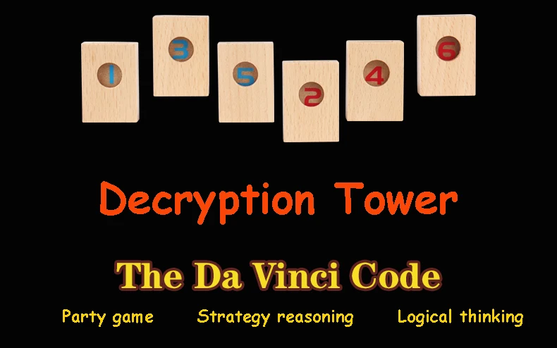 New Design Decrypt Tower Table Top Gathering Games Classic Active Baby ...