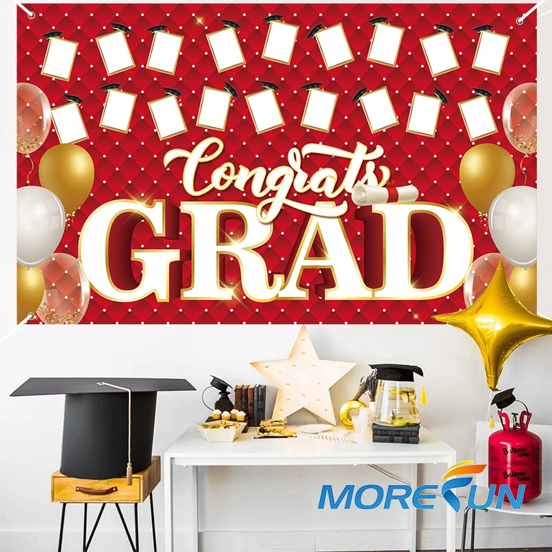 2024 Graduation Photo Booth Prop - Custom Size Backdrop