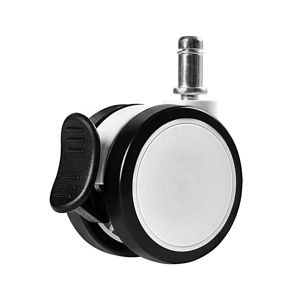 Universal 60 / 65 Mm Bed Casters Wheel With Brake For Medical Beauty ...