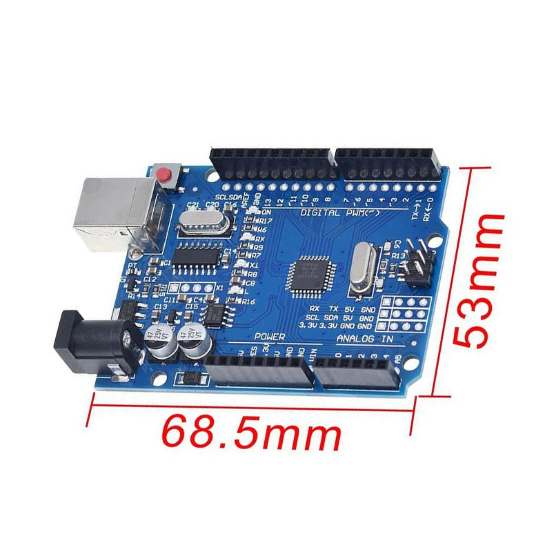 CH340G Atmega328p AVR Development Board Module for Arduino for UNO R3 Programming Robot Control ...