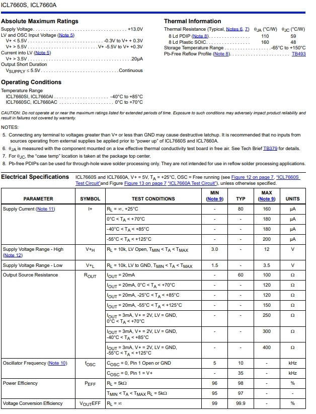Icl7660 Cmos Voltage Converters - Buy Icl7660 Switching Regulator ...