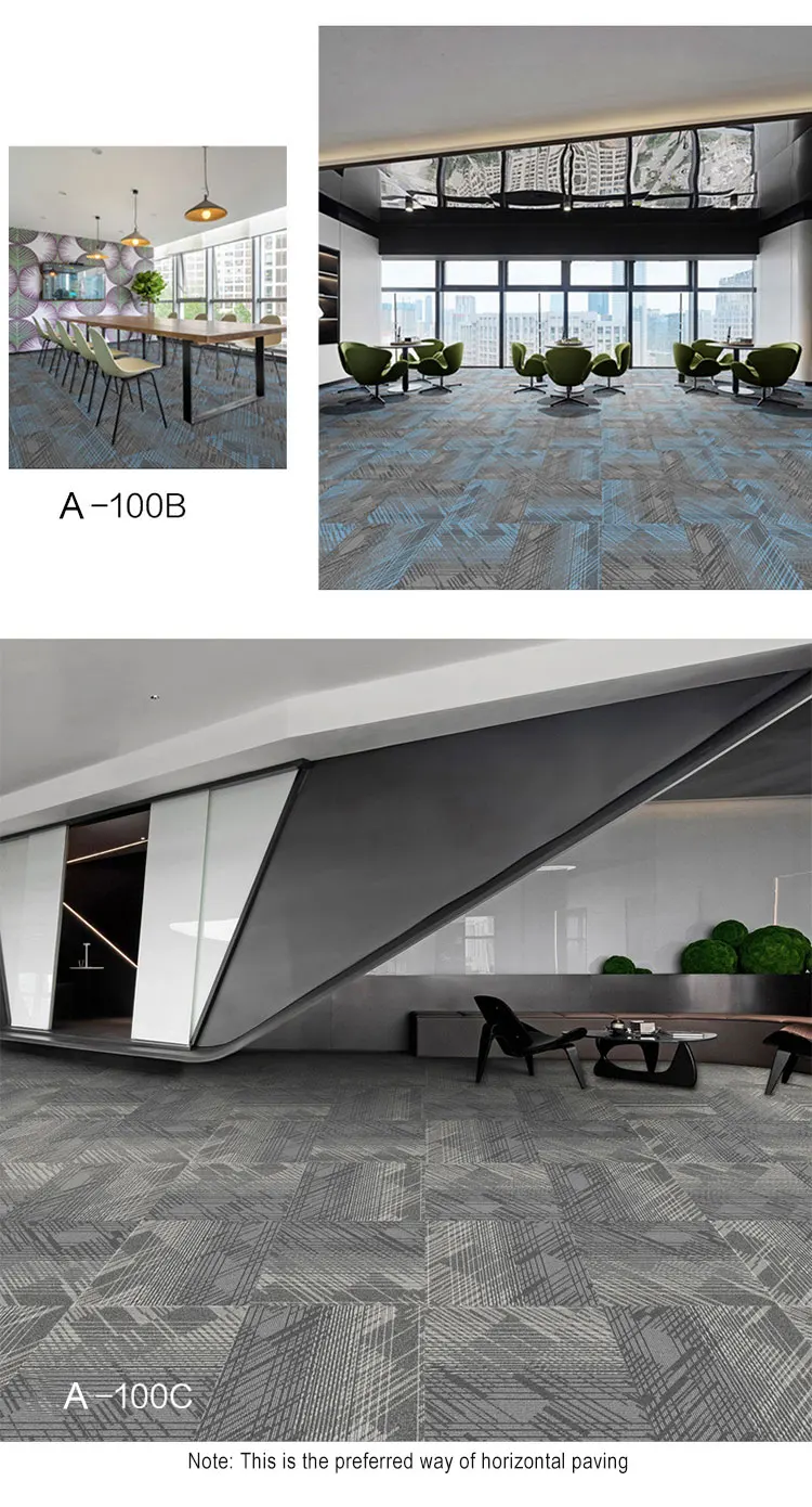 New Polypropylene Office Carpet Floor Square Custom Red Hospitality ...