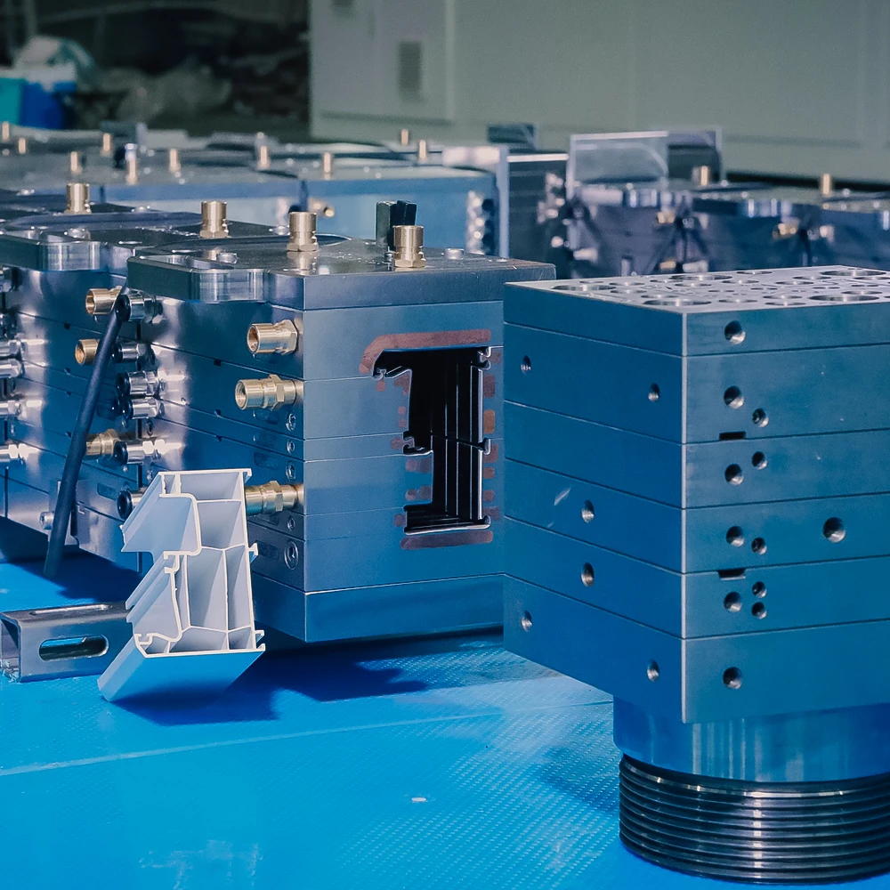 Pvc Plastic Door And Window Extrusion Mold Pvc Double-sided Dual Color ...