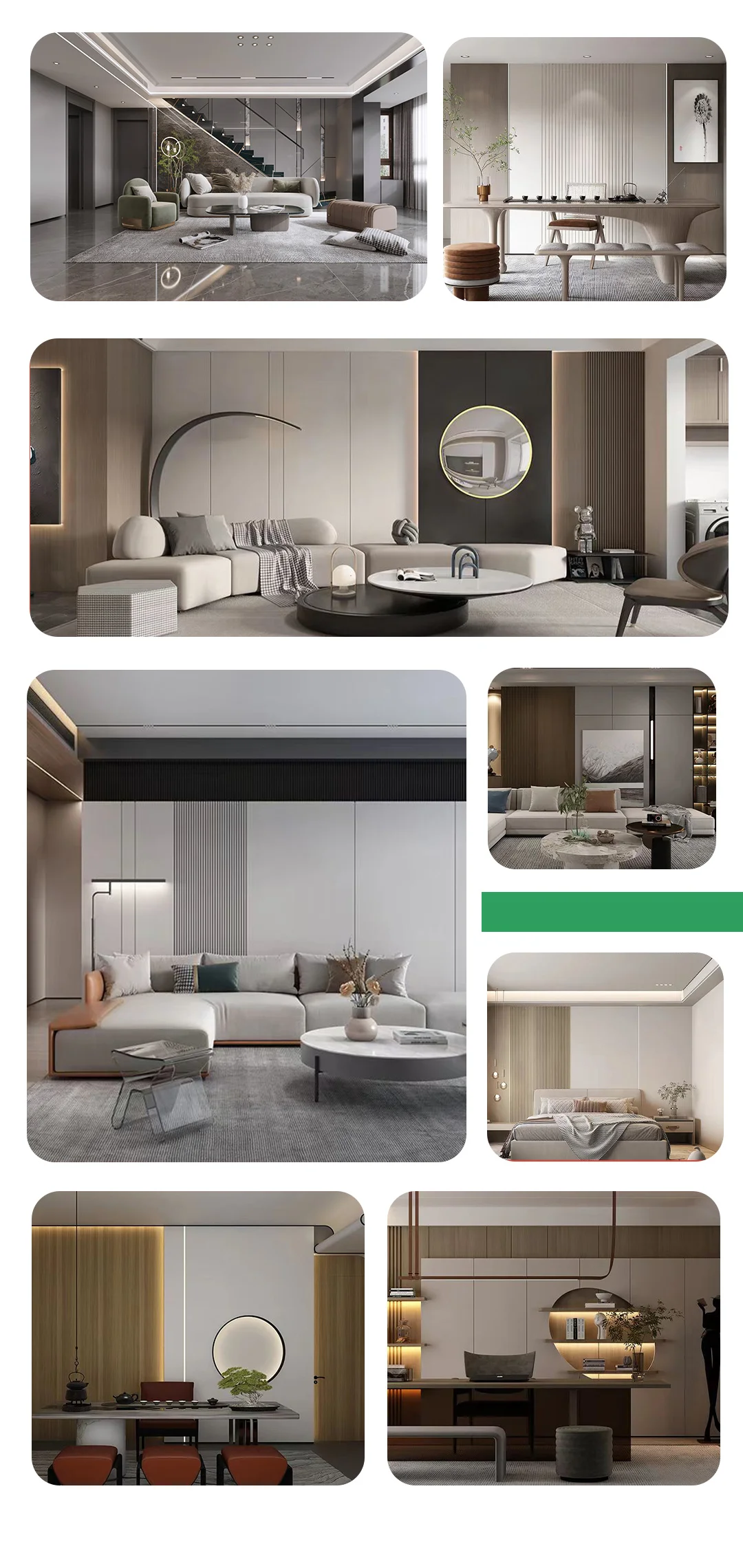 Modern Design Indoor Wall Panels For Home Office Factory Customized ...