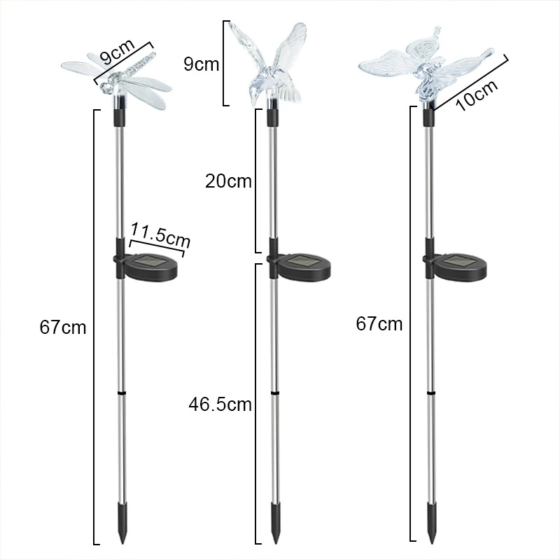 DM24176 Solar Garden Light- dragonfly-Taizhou Deco-Maker Arts and ...