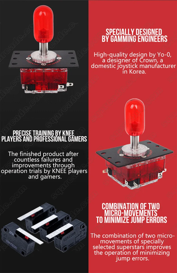 TEKKEN KNEE-NEO Original Korean Crown Joystick Rox Dragons FIGHTBOX ...