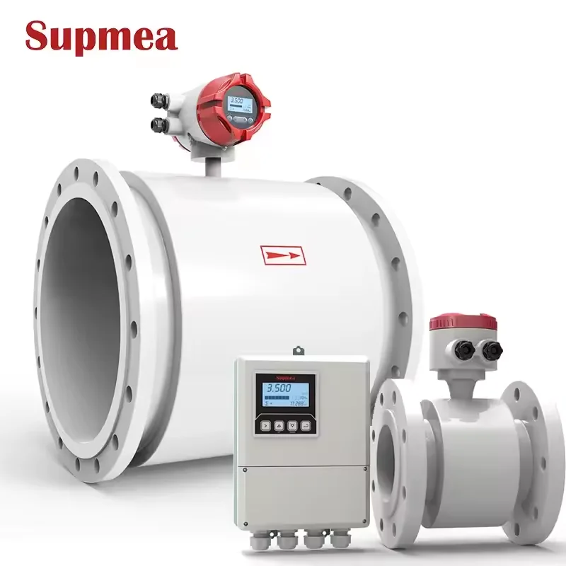 Supmea Digital High Pressure Wastewater Electromagnetic Flow Meter Dn25 ...