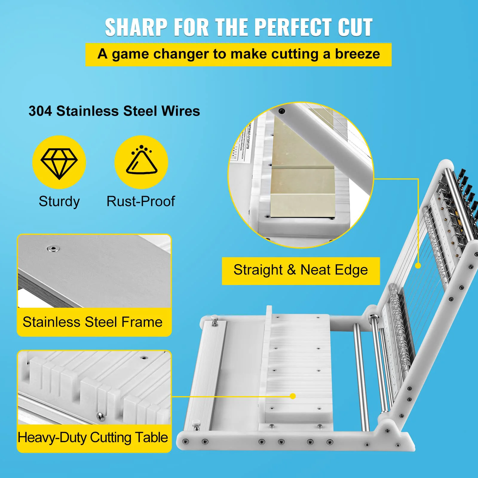 Adjustable DIY Cold Soap Cutter - Stainless Steel Cutting Machine for ...