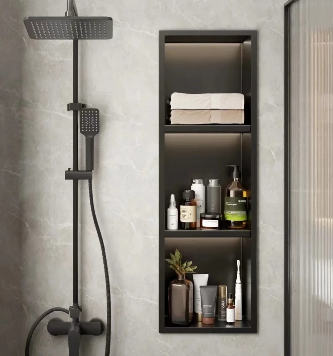Customized Stainless Steel Shower Niche Insert Shelf In Wall Shell With ...
