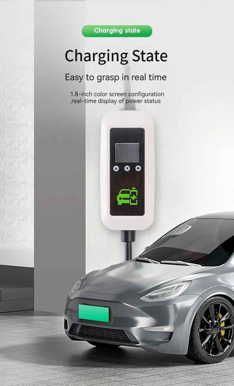 E-mingze Ev Charging Car Fast Ev Charging Station 16a 3phase 11kw ...