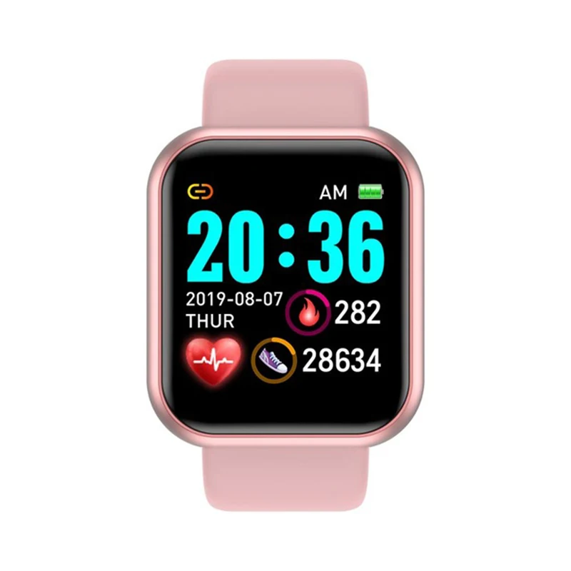 Y68 D20 Smart Watch - Fitness Trackers with Blood Pressure