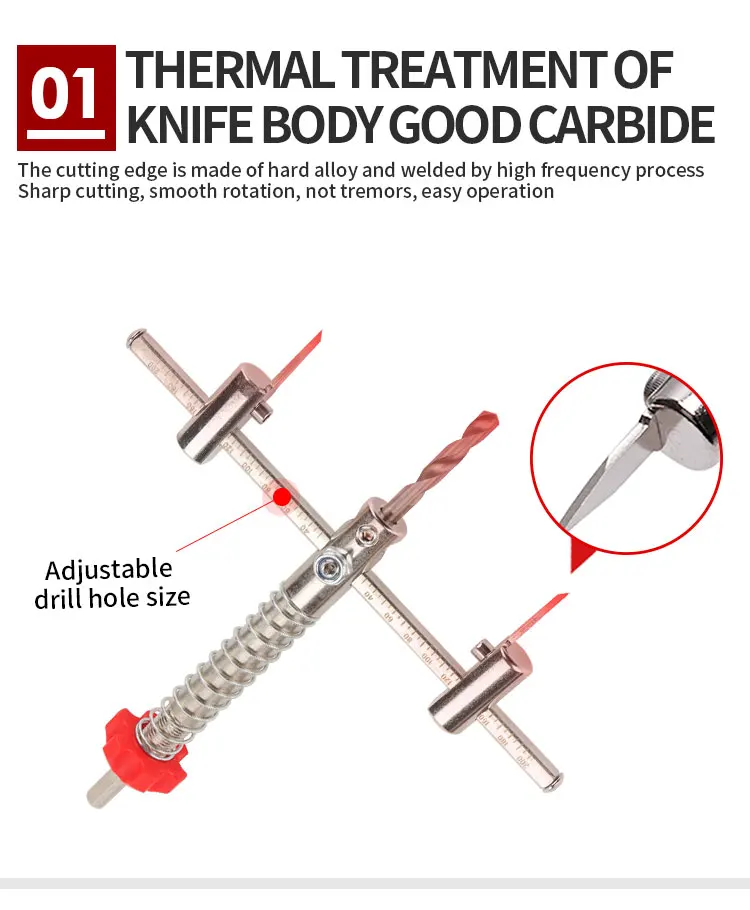 Ceiling Cutter 40-200mm Adjustable Hole Saw Cutting Machine With Abs ...