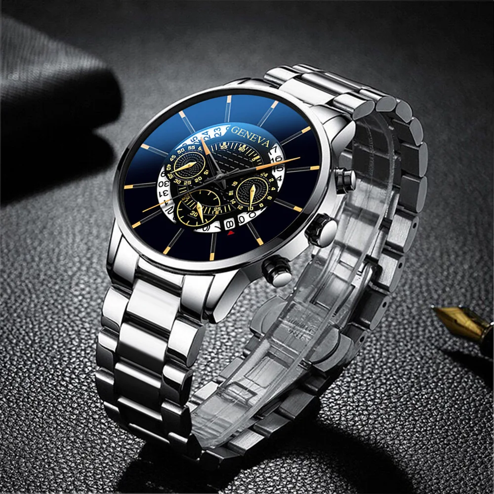 Men's Fashion Business Watches - Stainless Steel & Quartz