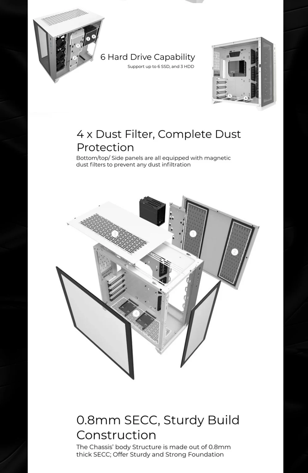 LIAN LI O11 Dynamic PC Case - Gaming Tempered Glass
