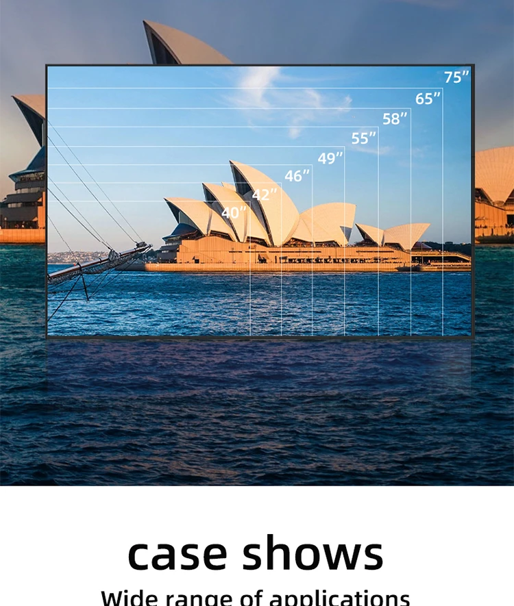 46 49 65 Inch Ultra Narrow Bezel 3x4 4x4 Splicing Screen Lcd Video Wall ...